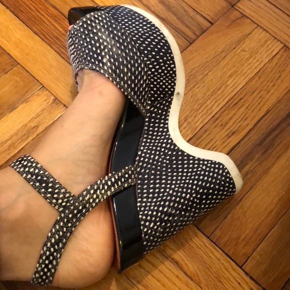 Via Spiga | Shoes | Big Price Drop Via Spiga Funky Platform Heel | Poshmark